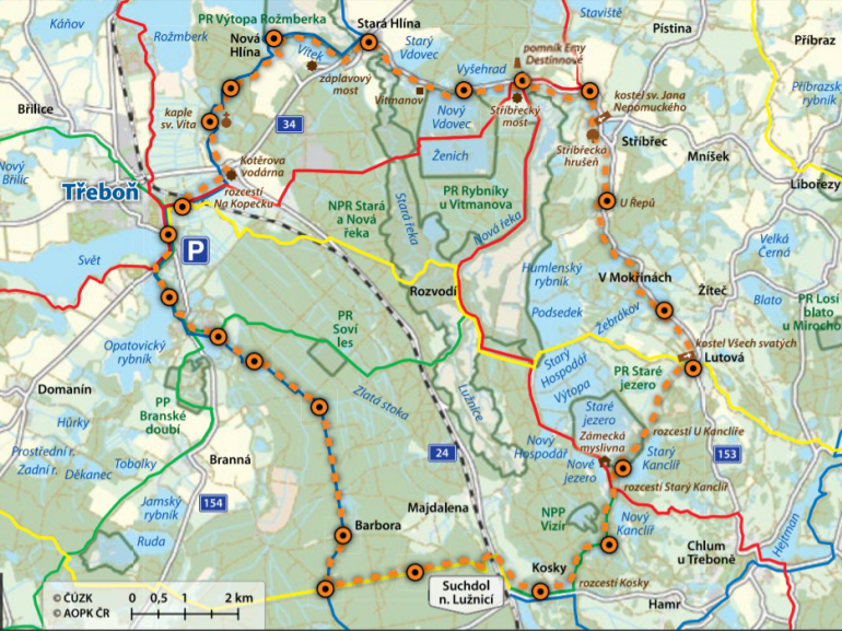 Trebon: la ciclabile didattica